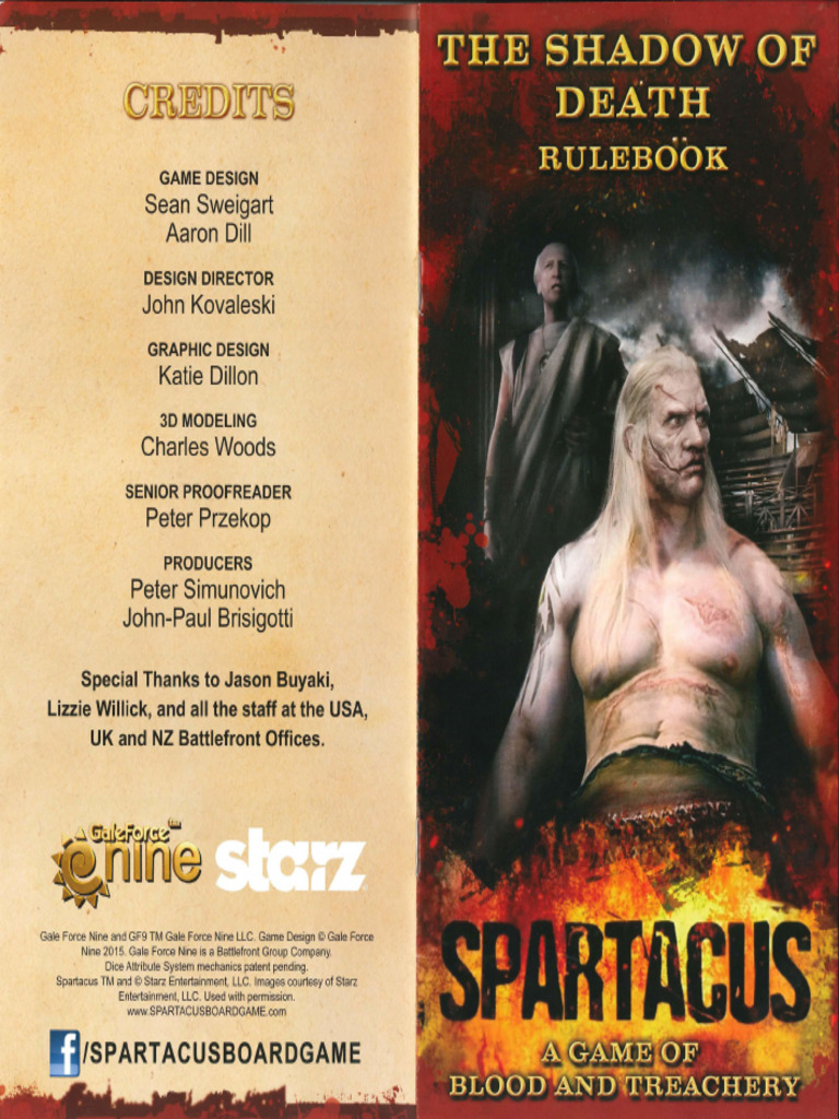 Spartacus-SoD-Rulebook | PDF