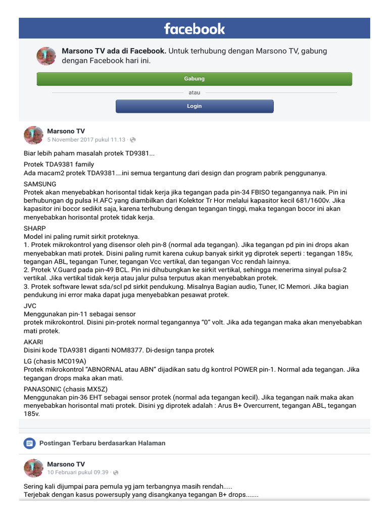 Protek TDA9381 dan Masalah TV | PDF | Komputer | Teknologi & Rekayasa