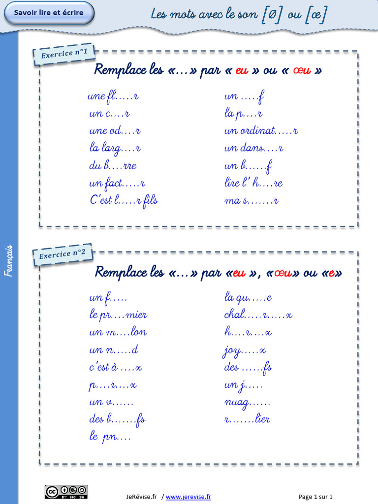 Exercices Son Eu | PDF