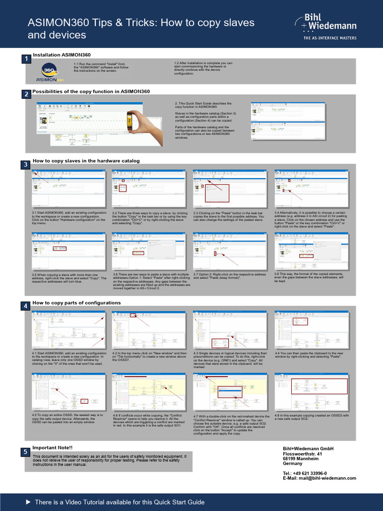 En Quick Start Guide ASIMON Tips Tricks Copy Function | PDF | Graphical User Interfaces ...