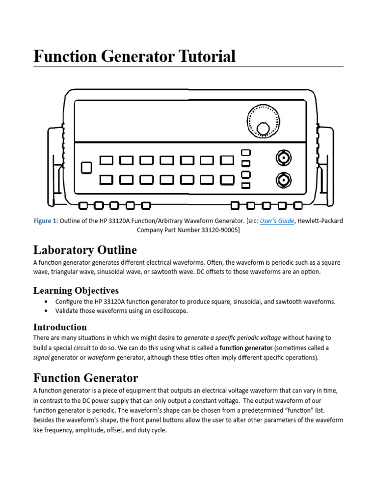 Tool FunctionGenerator Tutorial | PDF Tool FunctionGenerator Tutorial | PDF