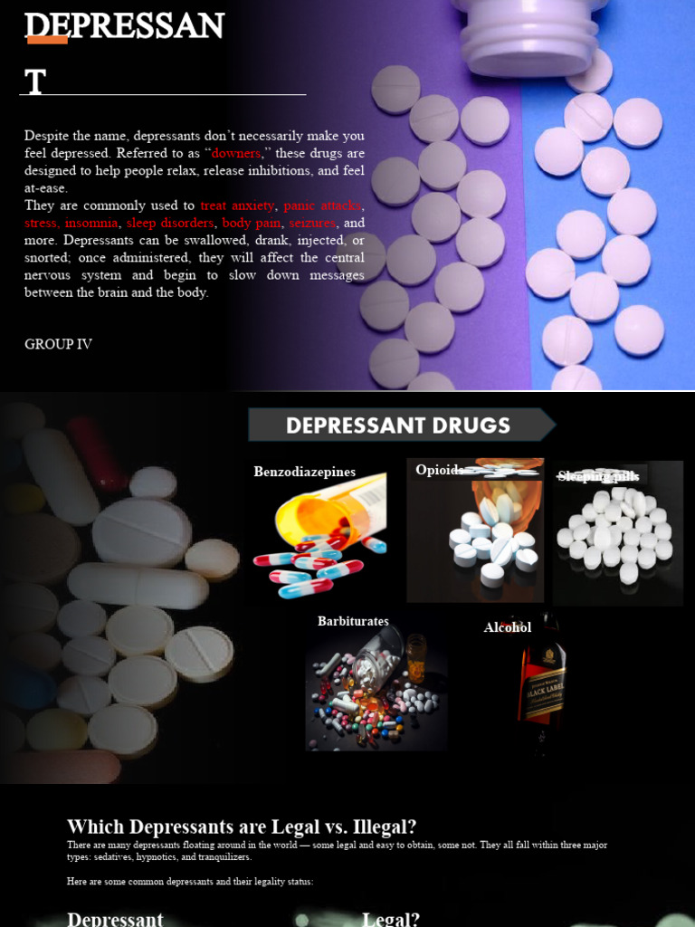 Group Iv Depressant | PDF