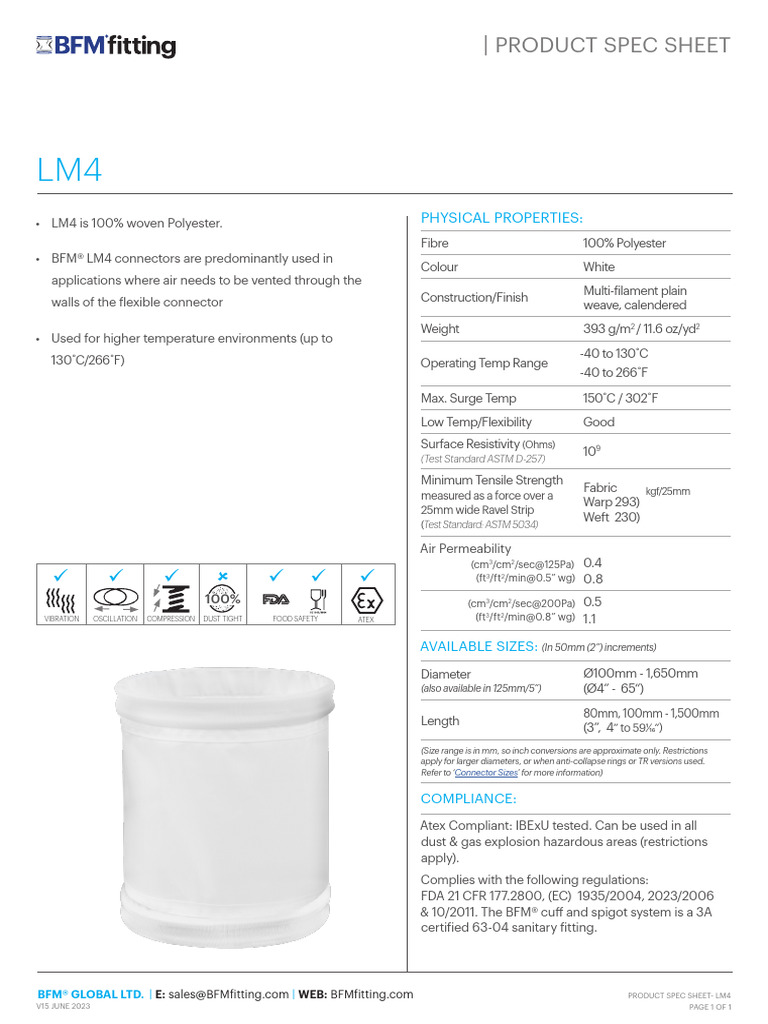 LM4 Connector | PDF | Materials | Textiles