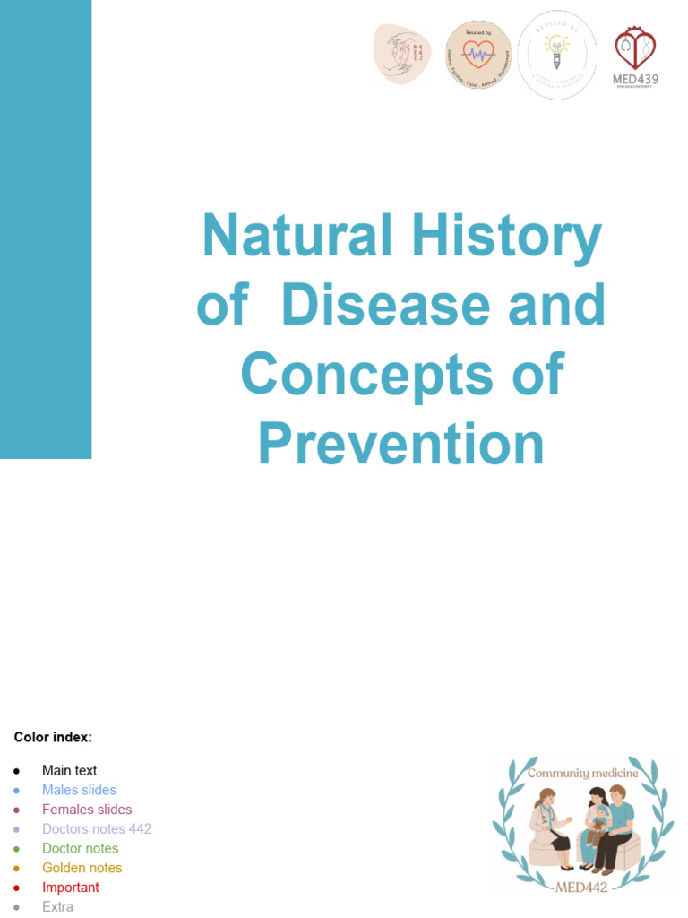 2 - Natural History of Disease and Concepts of Prevention 2 | PDF ...
