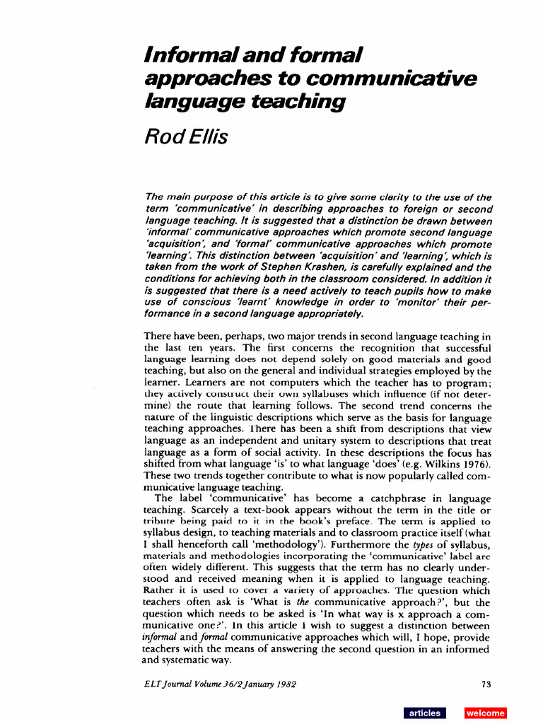 Ellis Approaches To CLT | PDF