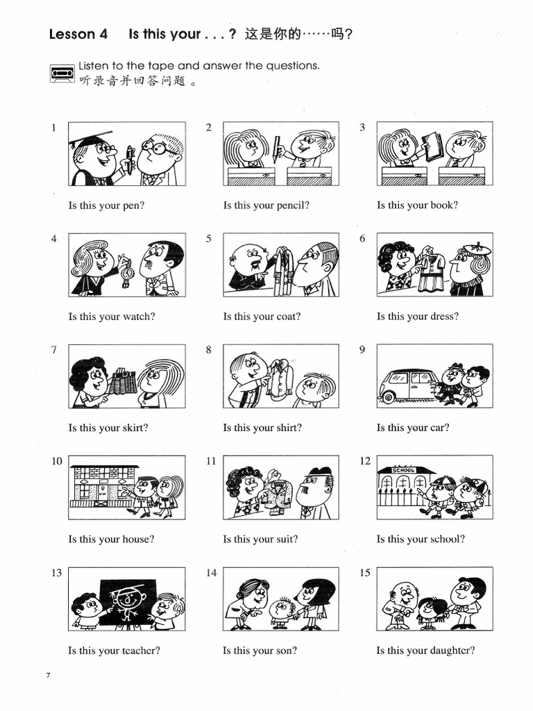 New Concept English 1 - Lesson004 | PDF