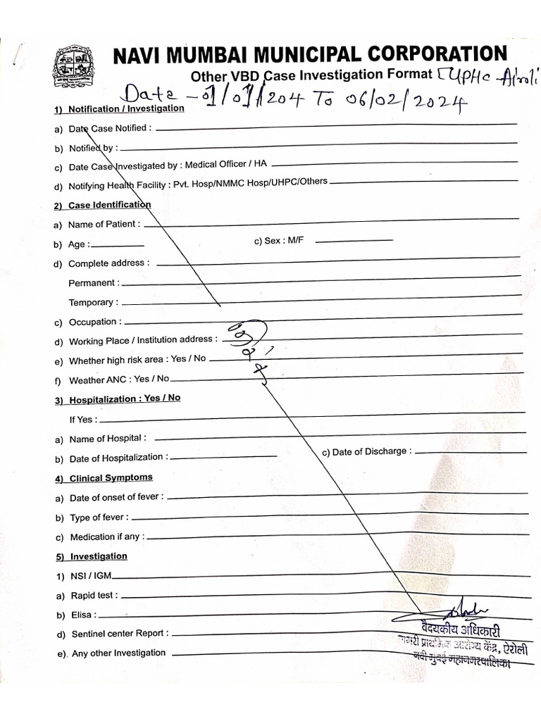 Case Investigation 01 Jan To 06 Feb 2024 | PDF