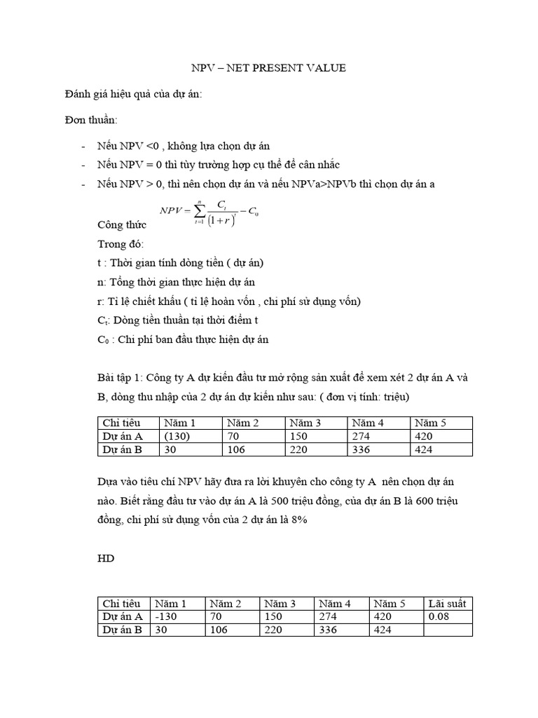 NPV | PDF
