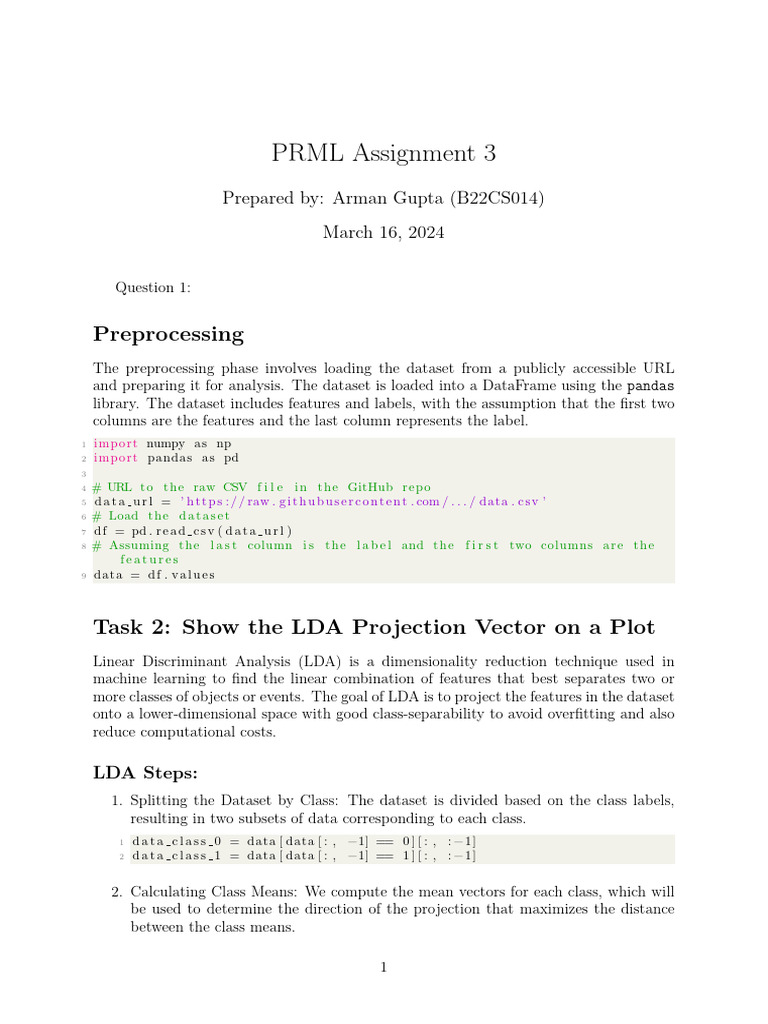 B22CS014 Report | PDF | Eigenvalues And Eigenvectors | Matrix (Mathematics)