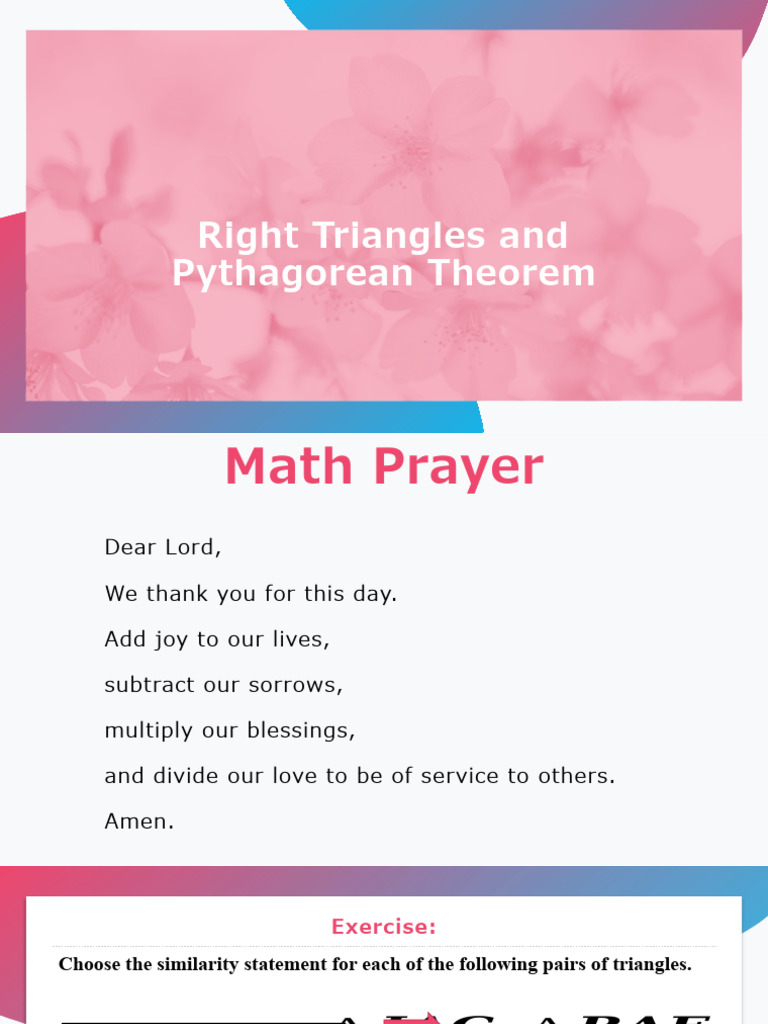 Similarity And Right Triangles Pdf Triangle Elementary Geometry
