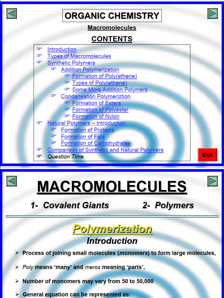 Macro Molecules | Download Free PDF | Polymerization | Polymers