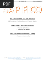 Actual Costing in SAP S/4HANA | PDF | Moving Average | Prices