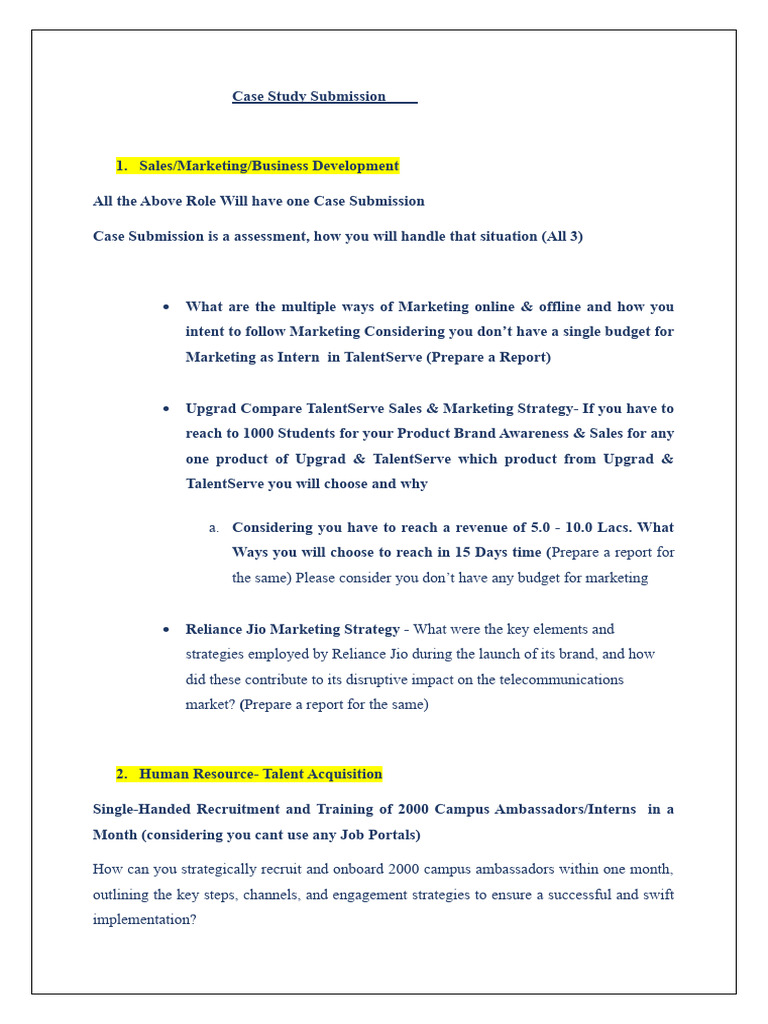 Case Submission | PDF