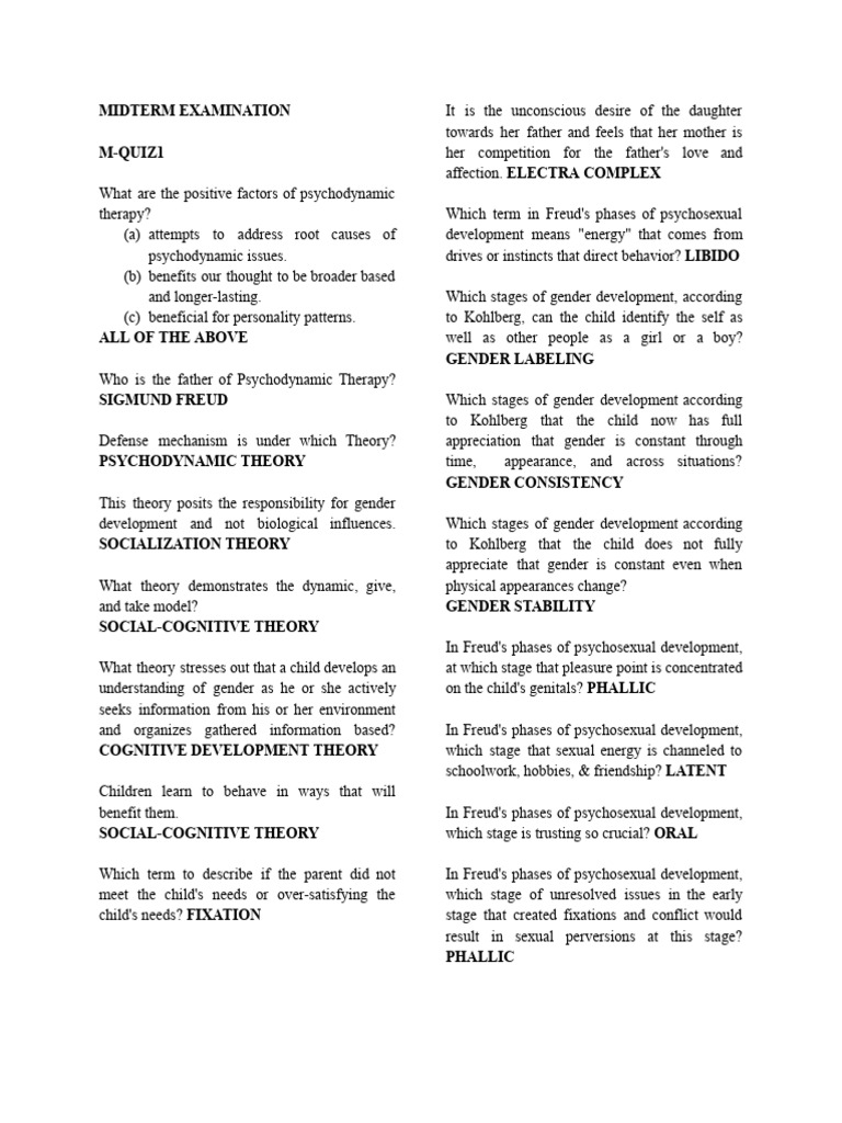 GENSOC - REVIEWER | PDF | Gender | Gender Studies