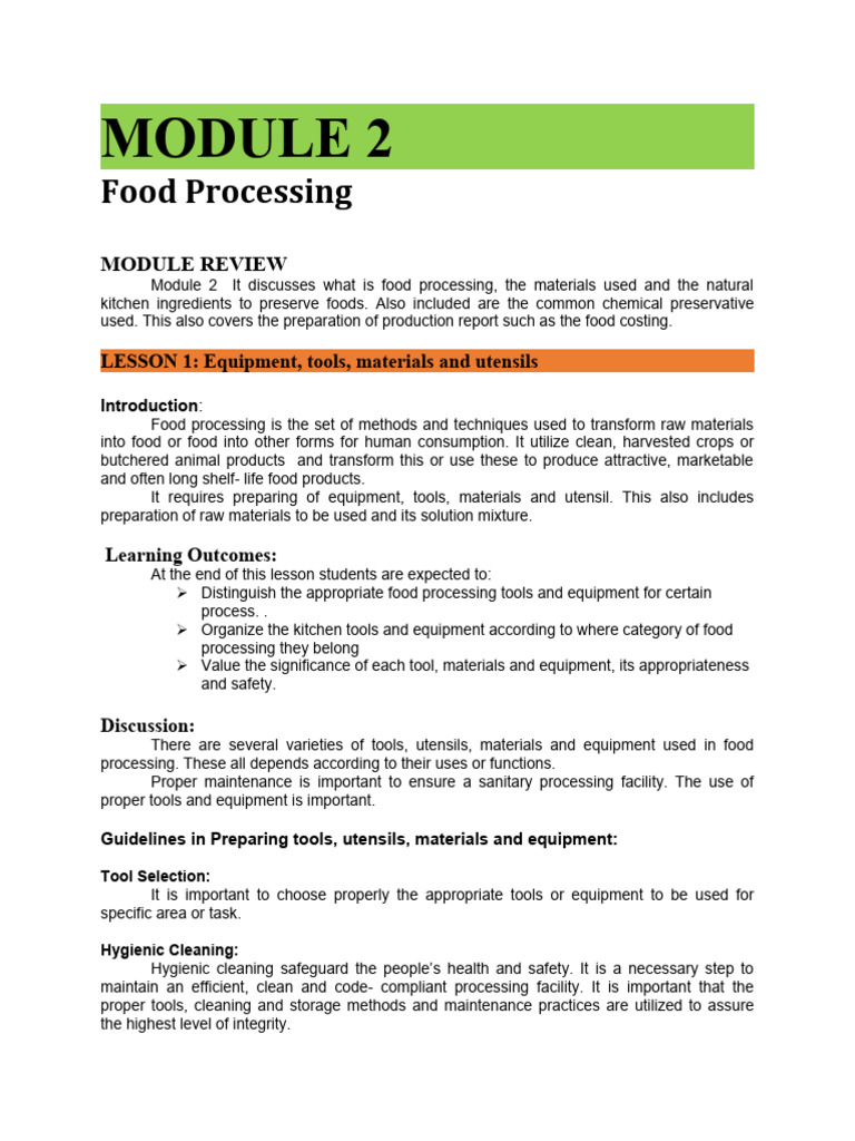 Food Processing | PDF | Food Preservation | Fruit Preserves