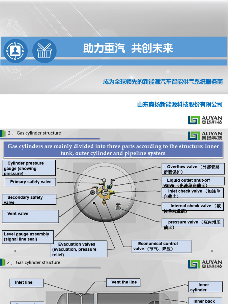 奥扬LNG cylinder training | PDF | Valve | Vacuum