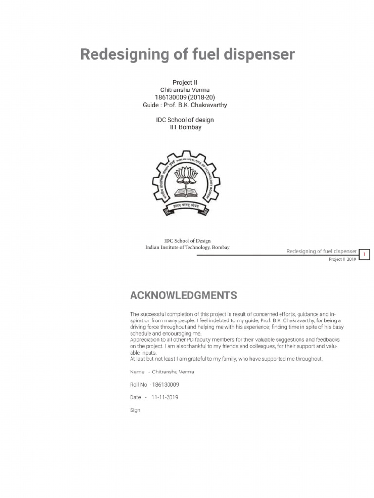 Redesigning of Fuel Dispenser | PDF