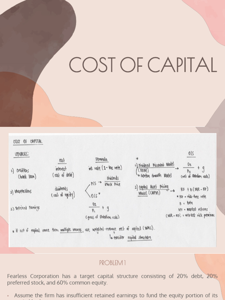 MAS02 | PDF | Cost Of Capital | Preferred Stock