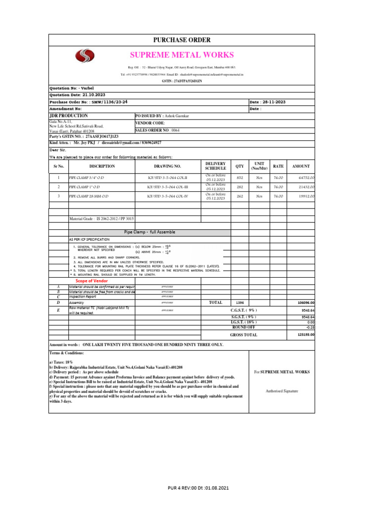 Smw-1136-2324 JDR Production (So No. 064) | PDF | Taxation | Government Finances
