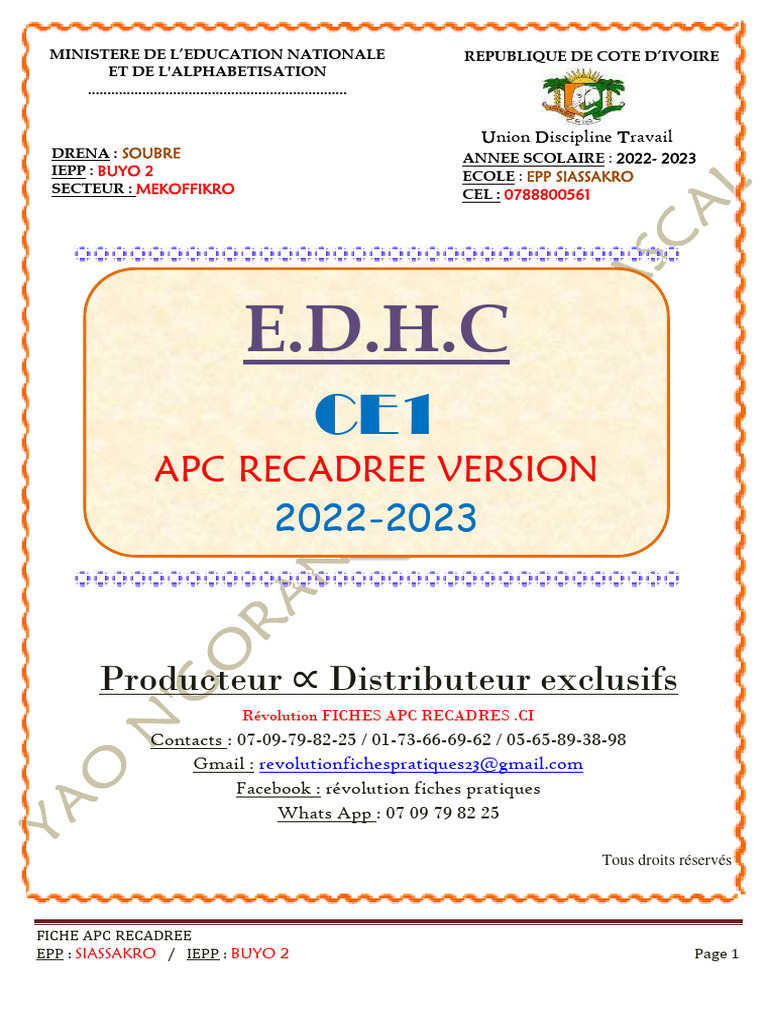 EDHC Ce1 @ | PDF