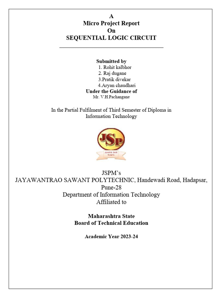 Microproject DTM. | PDF | Electronic Circuits | Digital Electronics