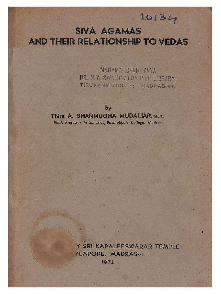 Shiva Agamas | PDF | Vedas | Shiva