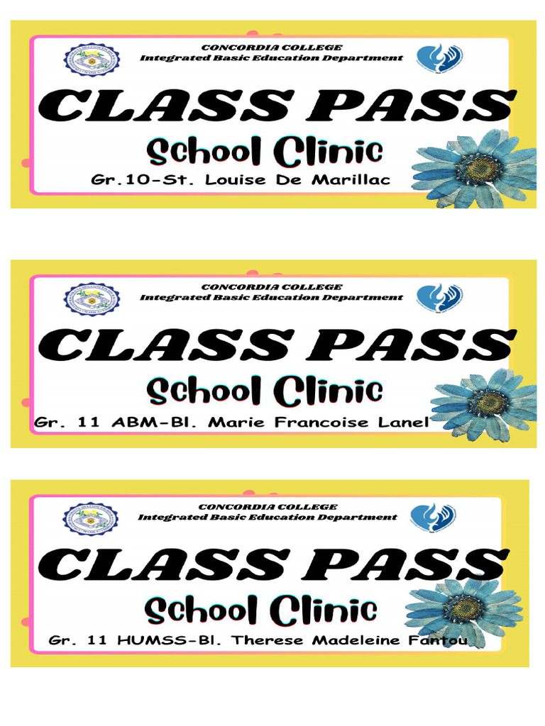 CLINIC CLASS PASS | PDF