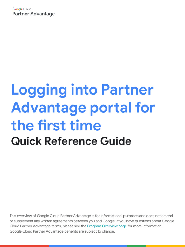 Logging in To Your Partner Portal For The First Time | PDF | Login ...