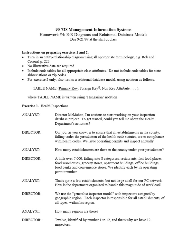 Homework99Fall04 | PDF | Relational Database | Databases