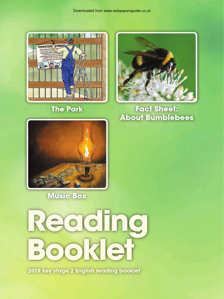 ks2 2019 English Reading Booklet | PDF | Bumblebee | Honey Bee