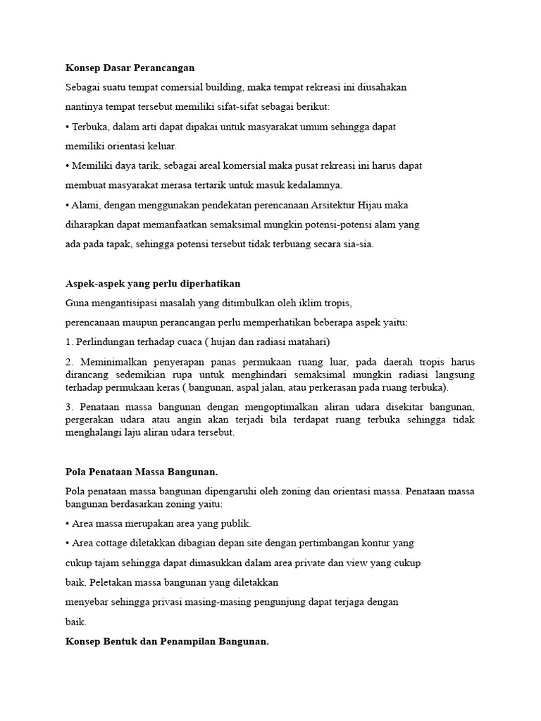 Konsep Dasar Perancangan | PDF