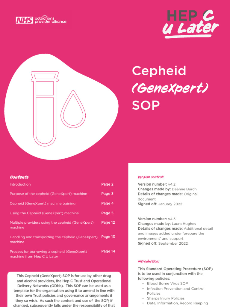 Cepheid SOP v4.3 1 | PDF | Hepatitis C | Hepatitis