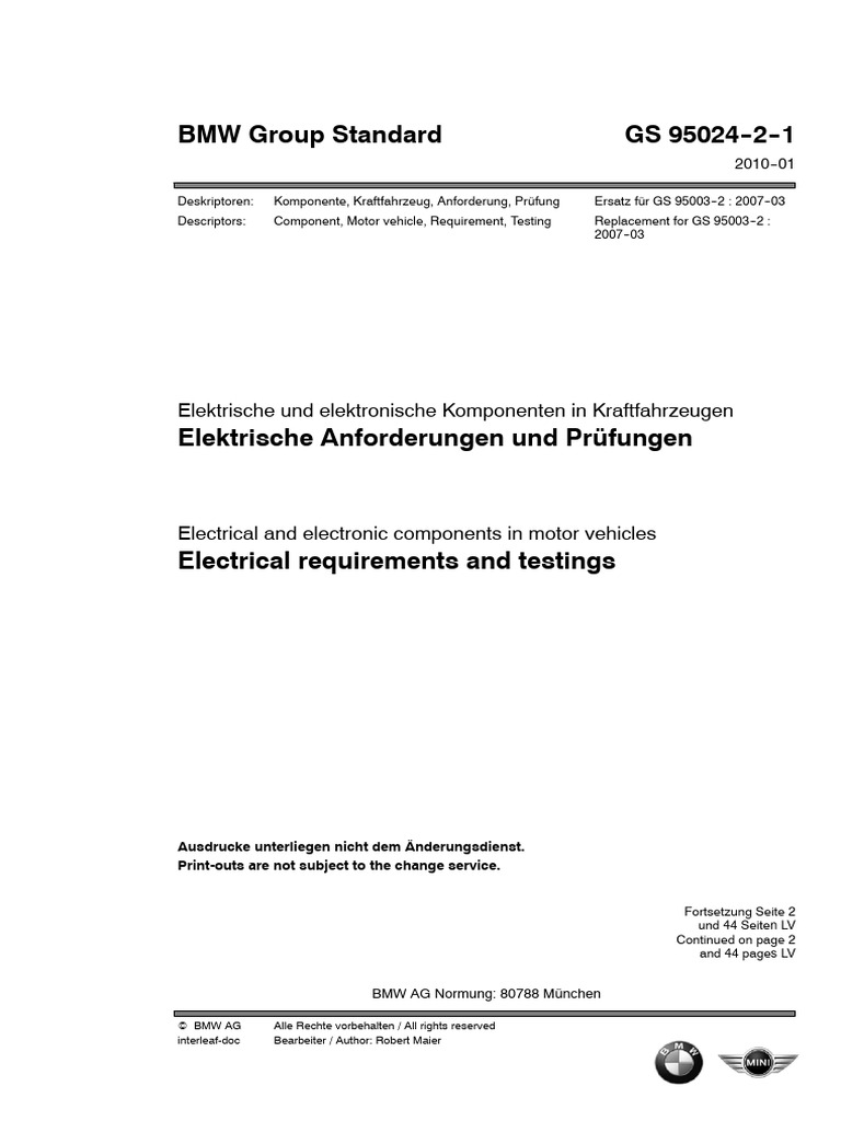 GS 95024-2-1 - Eng | PDF