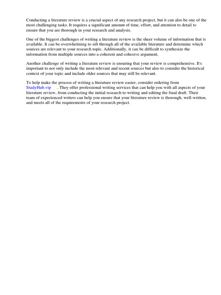 Best Way To Conduct Literature Review | PDF | Libraries | Expert