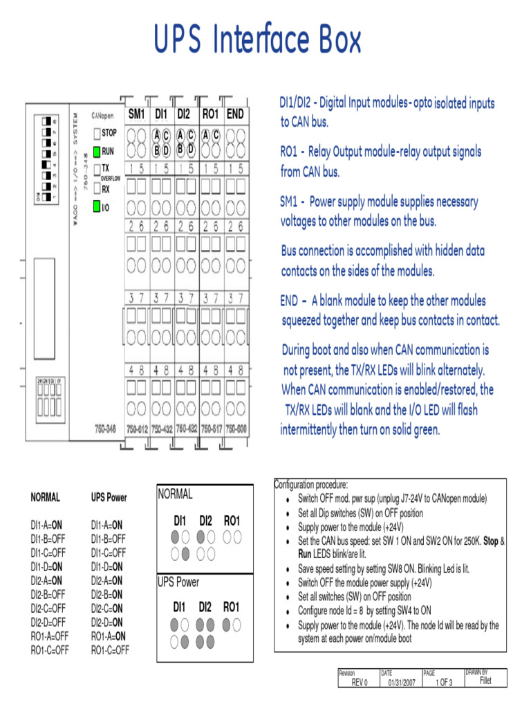 UPS Interface | PDF | Input/Output | Power Supply