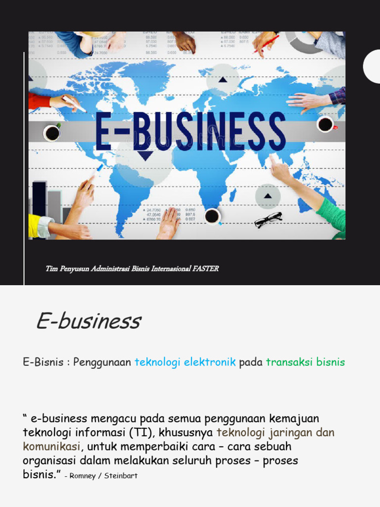 Pertemuan 1 E-Business | PDF