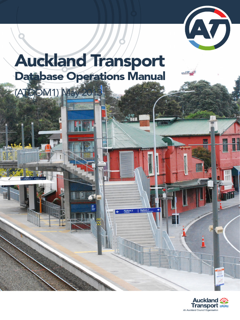 AT-Database-Operations-Manual-2013 RAMM | PDF | Road | Databases