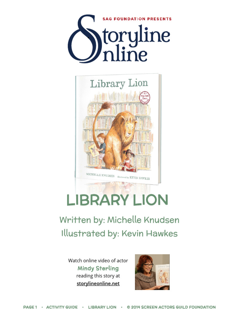 Library Lion | PDF