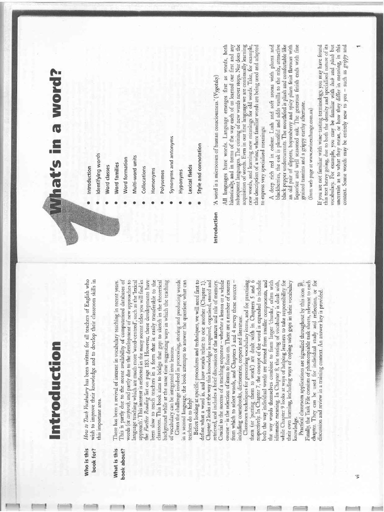 How - To - Teach - Vocabulary (Week 1) | PDF