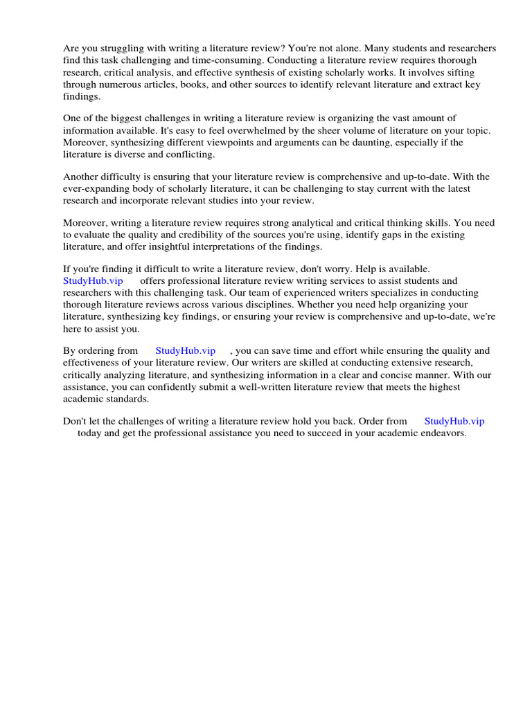 Tips On Conducting Literature Review | PDF | Literature Review | Knowledge