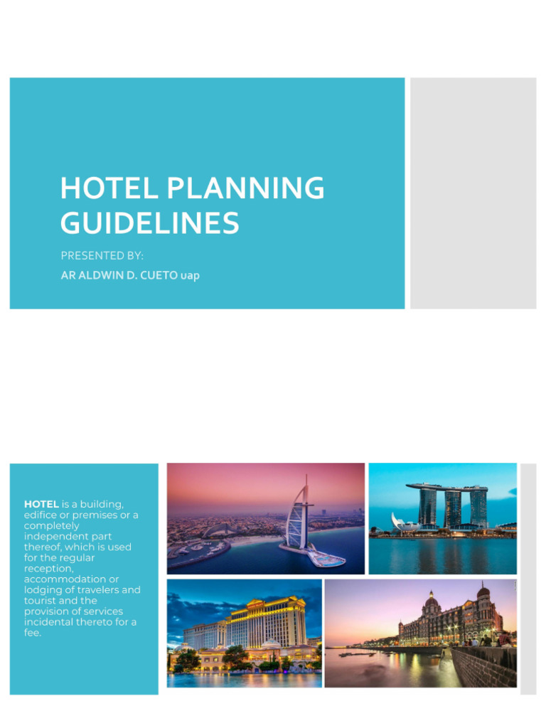 HOTEL-PLANNING-GUIDELINES | PDF