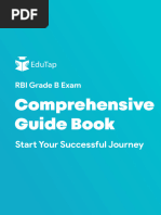 RBI Grade B 2024 Guide Book - EduTap | PDF | Reserve Bank Of India | Banks