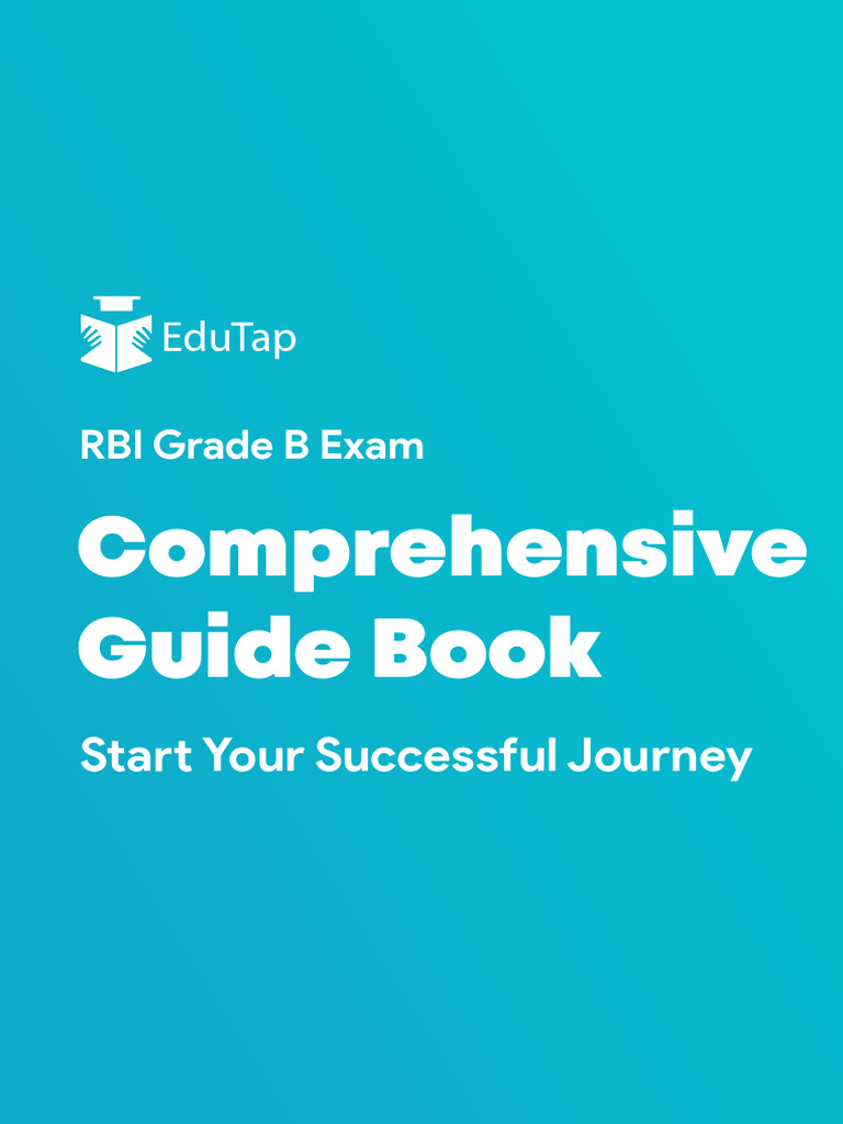 RBI Grade B Exam Guidebook | PDF | Reserve Bank Of India | Banks