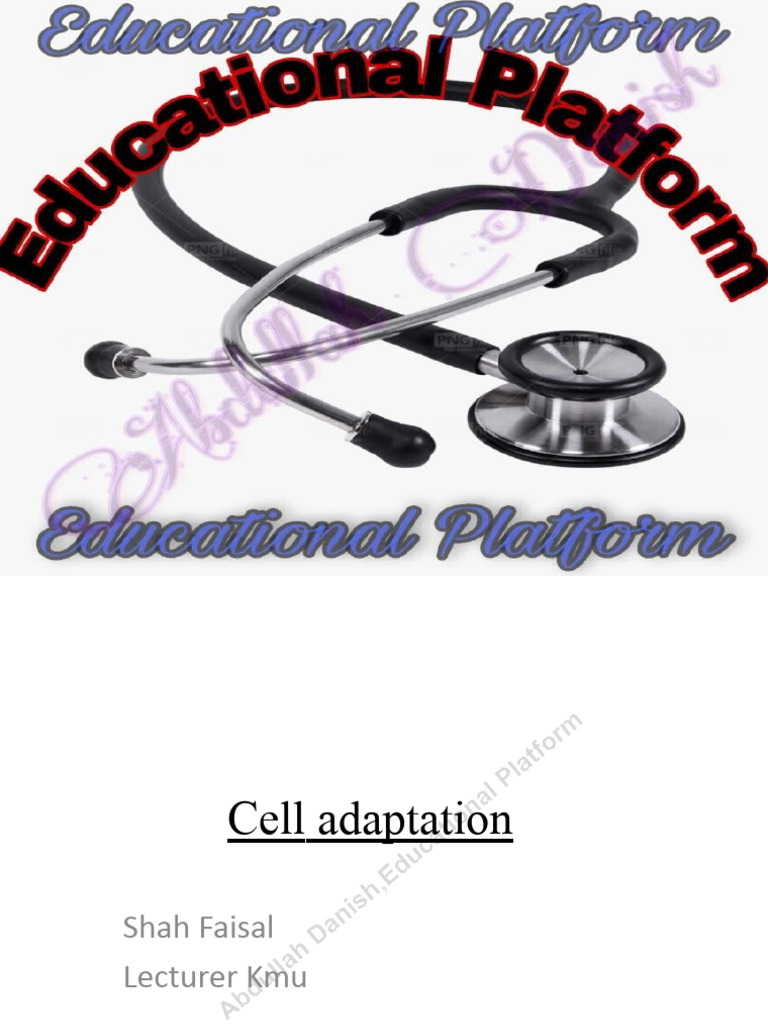Cell Adaptation,Educational Platform | PDF