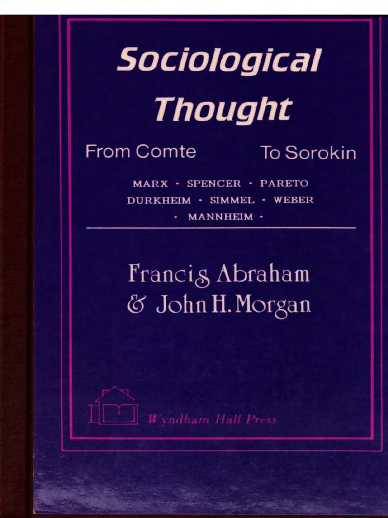Abraham & Morgan - Sociological Thought | PDF