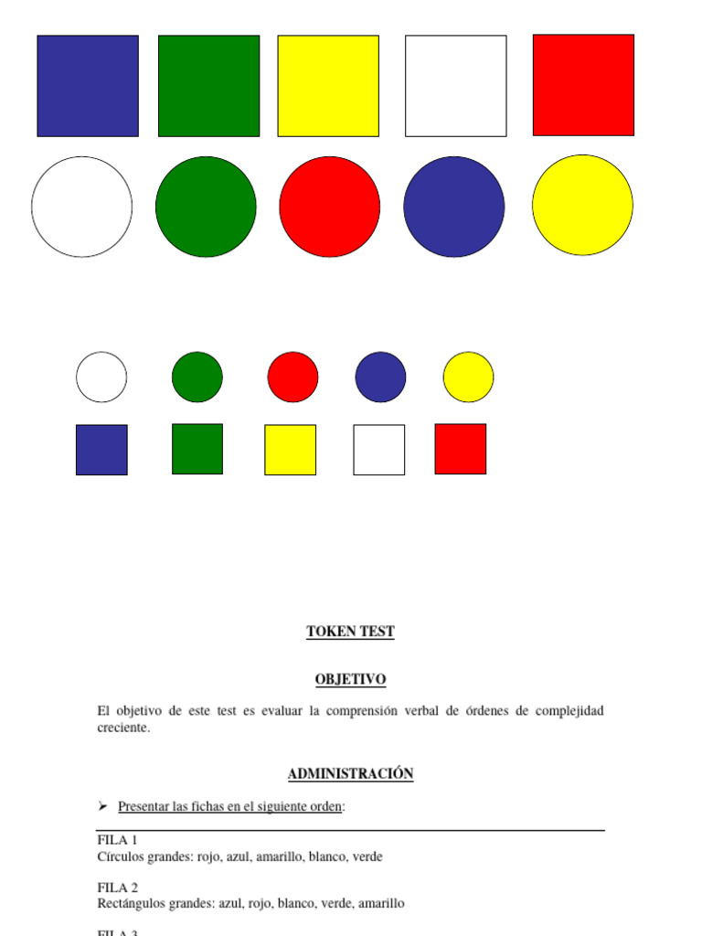 Token Test Fichas + Protocolo | PDF