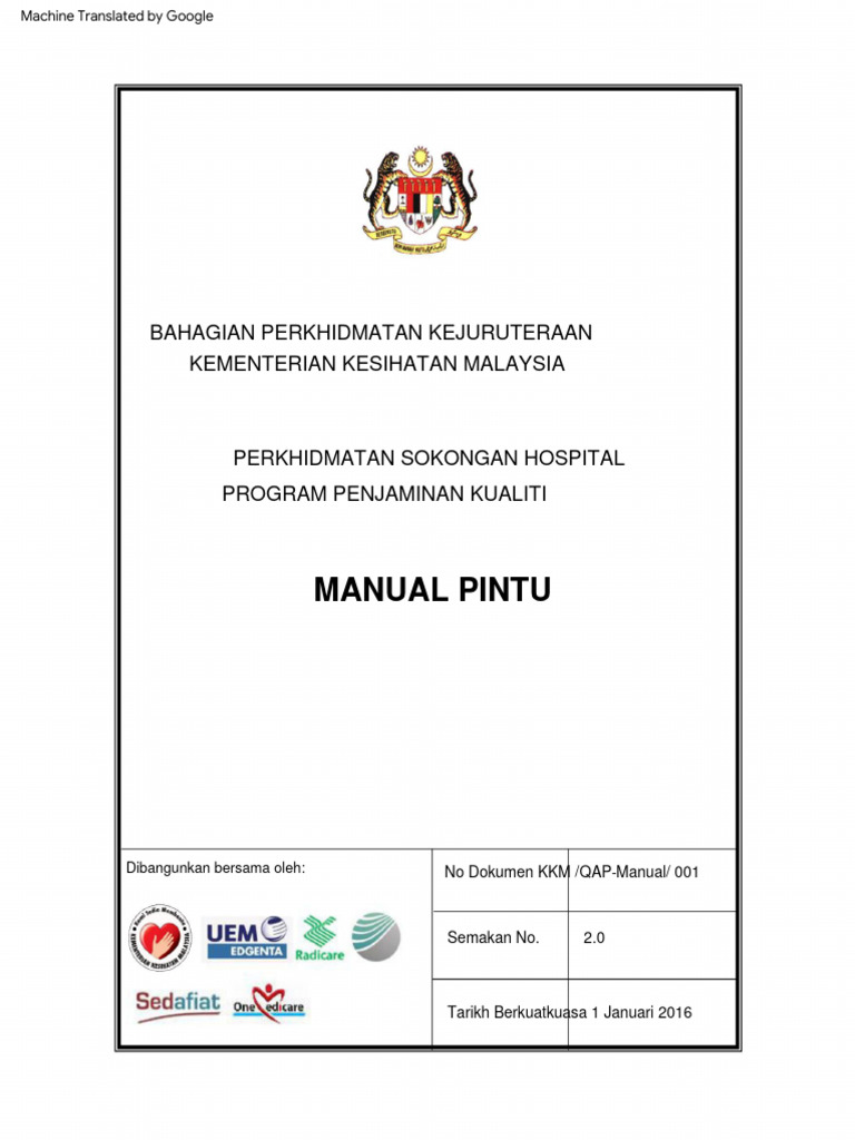 Qap Manual - BM | PDF