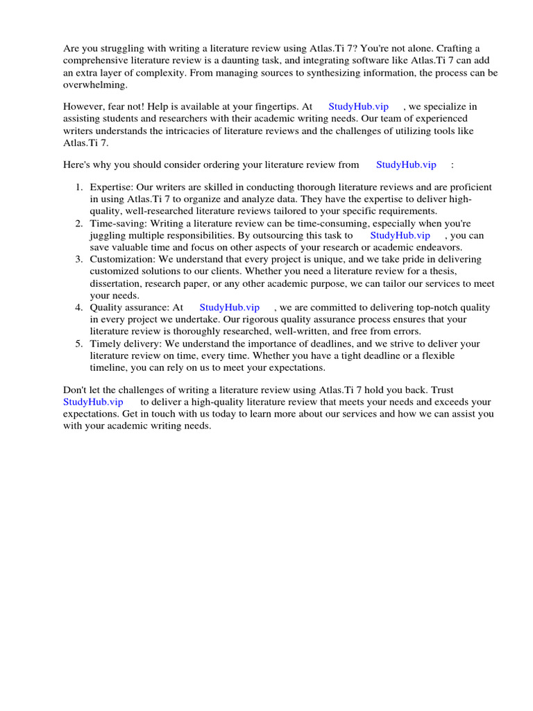 Literature Review Using Atlas - Ti 7 | PDF | Information Science | Computing