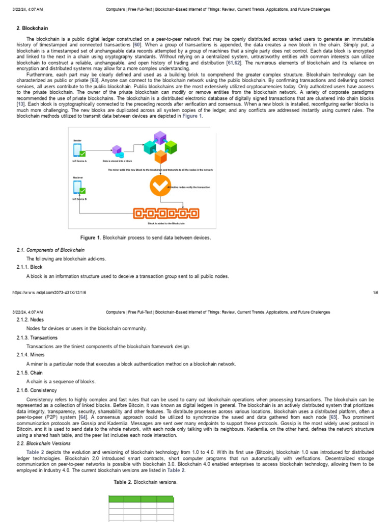 Blockchain IoT: Trends & Challenges | PDF | Computer Network | Cryptography