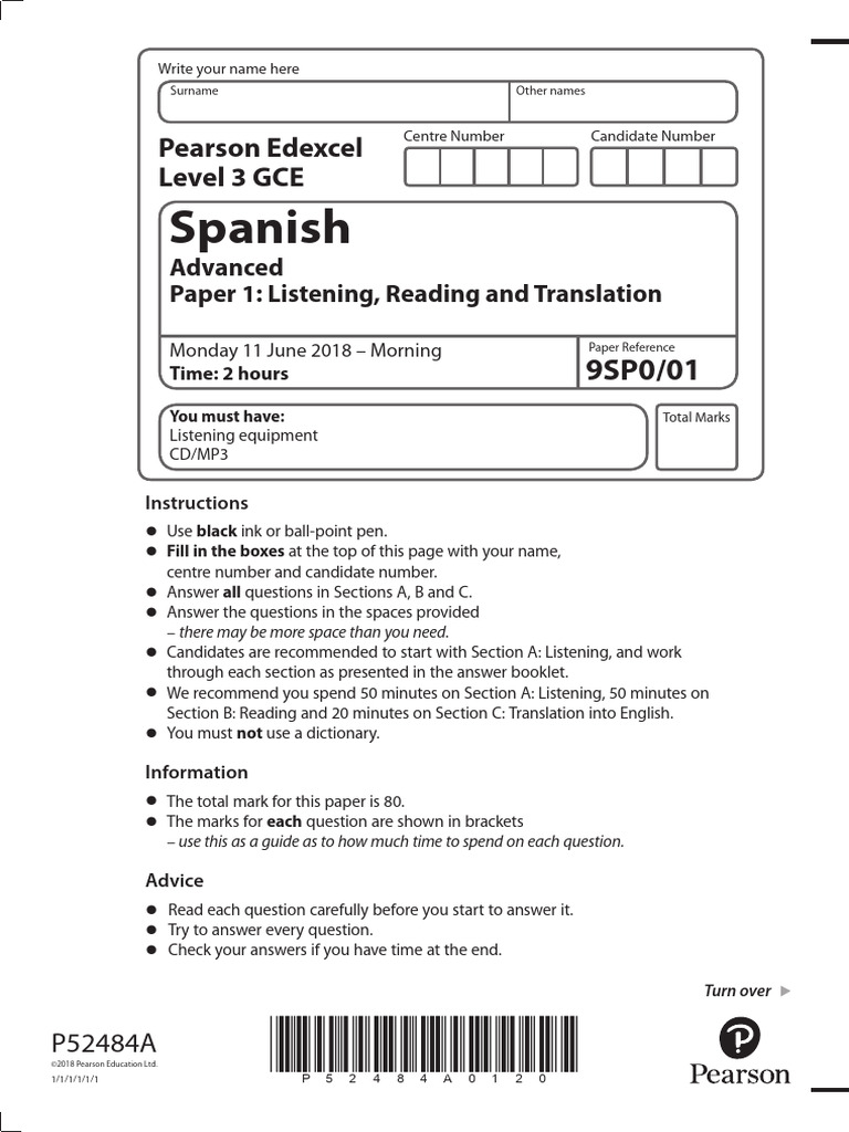Spanish Orals Rubric | PDF